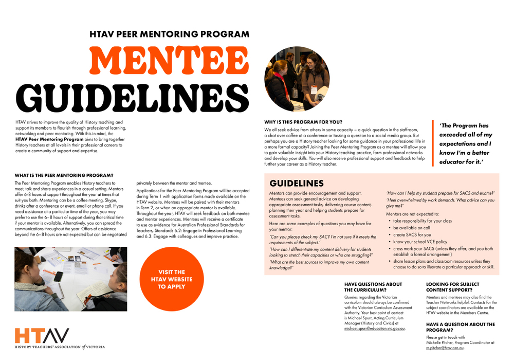 Peer Mentoring Program - HTAV